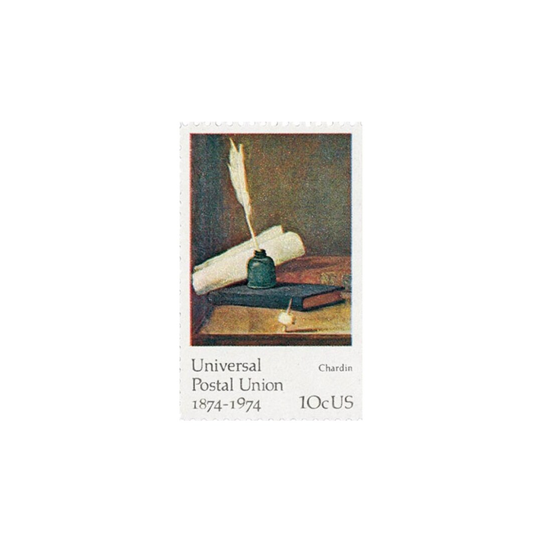10 Letters Mingle Souls Chardin Postage Stamps // 10 Cent Stamp ...