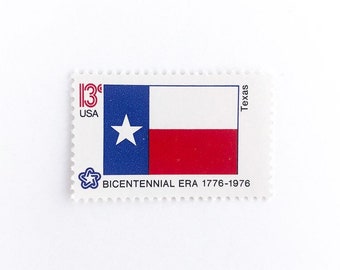 Texas Flag Stamp - Etsy