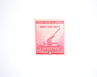 Navy Army 2 Cent Stamp - Etsy