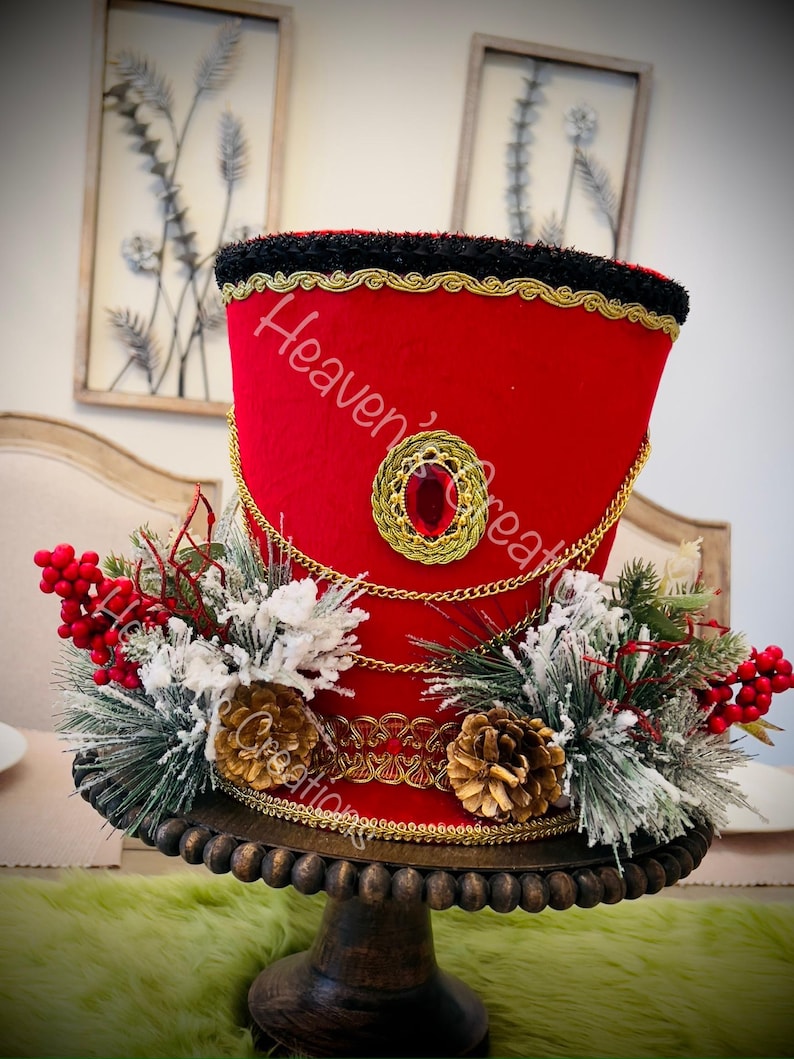 Nutcracker/top Hat/soldier Christmas Tree Topper, Centerpiece or Wreath ...