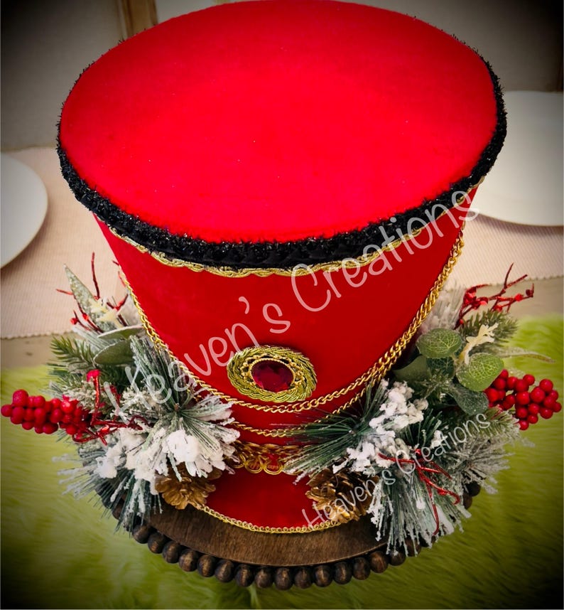 Nutcracker/top Hat/soldier Christmas Tree Topper, Centerpiece or Wreath ...
