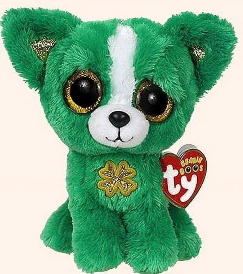 TY BEANIE Boo Emerald the Dog 6 ST. Patrick Gift Collectible - Etsy