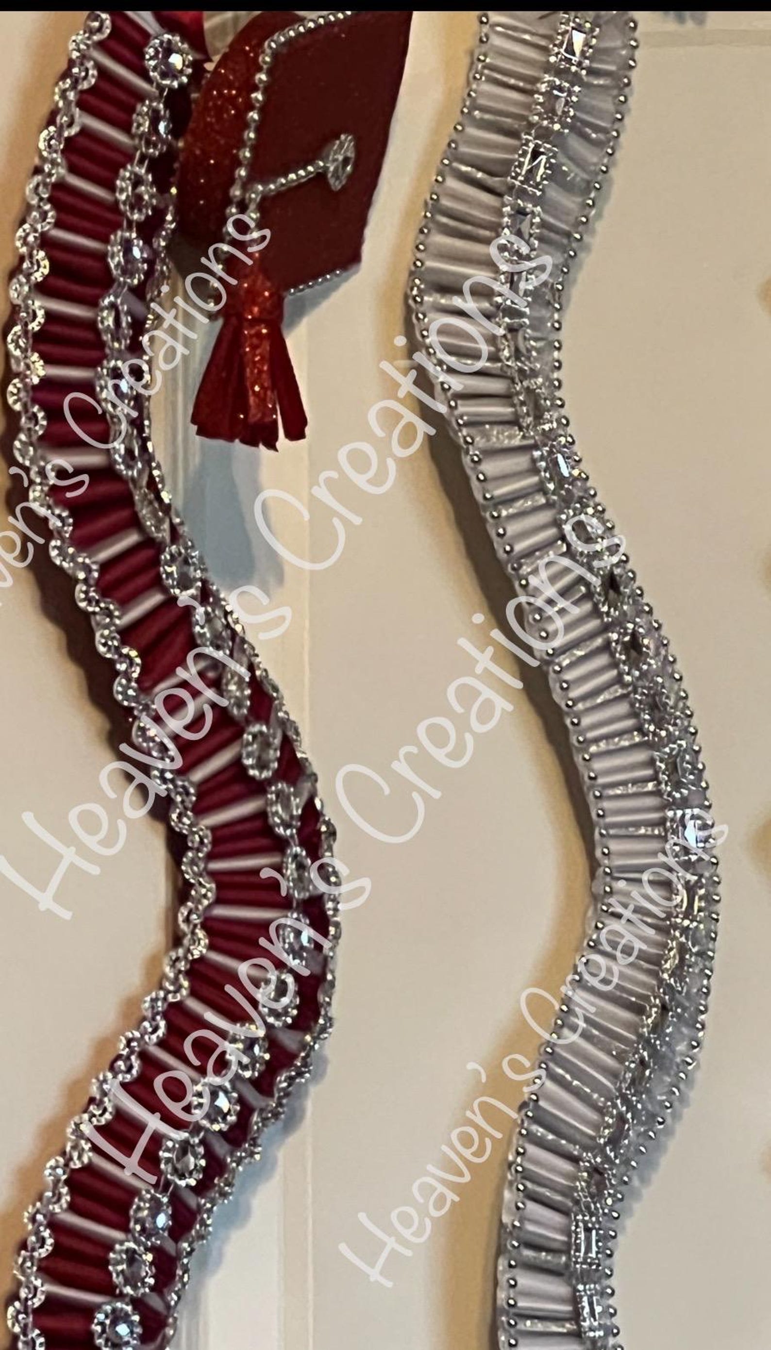 36” Wonky Love Braid Homecoming Mum W/matching MIDI GRADCAP or Cowprint ...