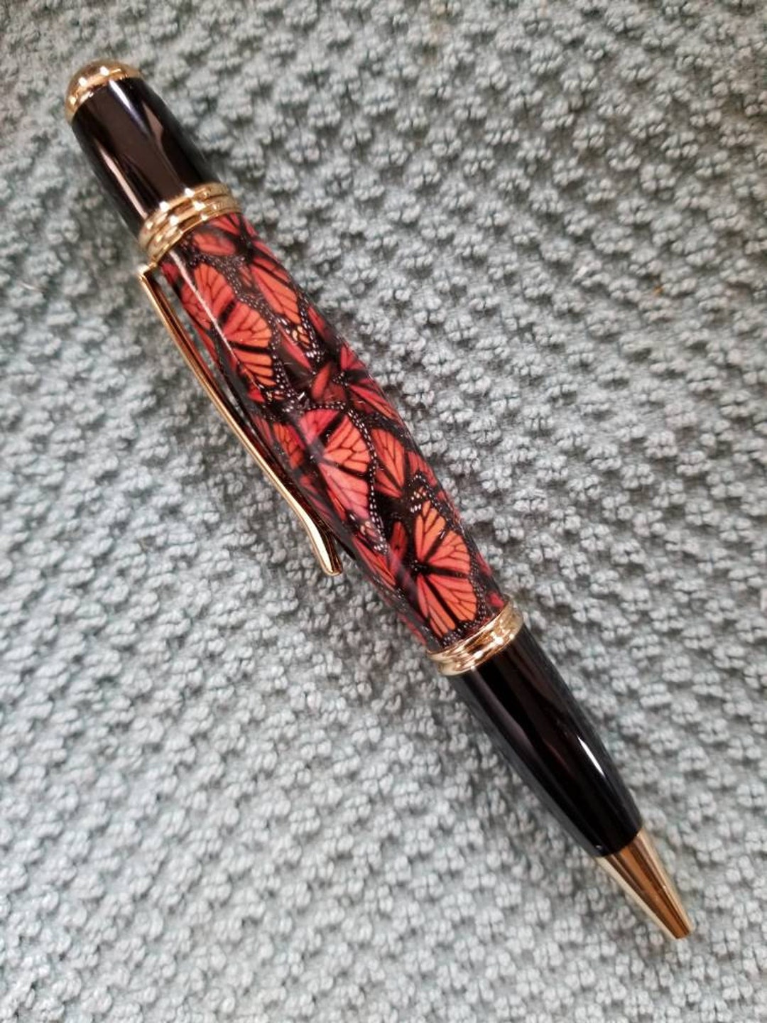 Handcrafted Monarch Butterfly Ballpoint Pen Cast in an - Etsy