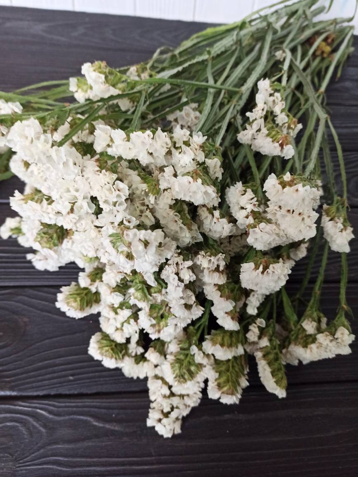 White Statice Bunch White Dried Statice Wedding Flowers | Etsy