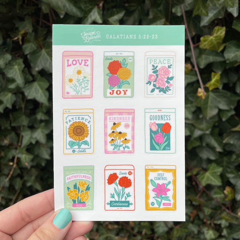 Seed Packet Sticker - Etsy