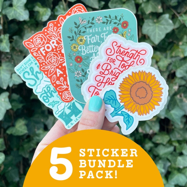 Christian Quotes Stickers - Etsy