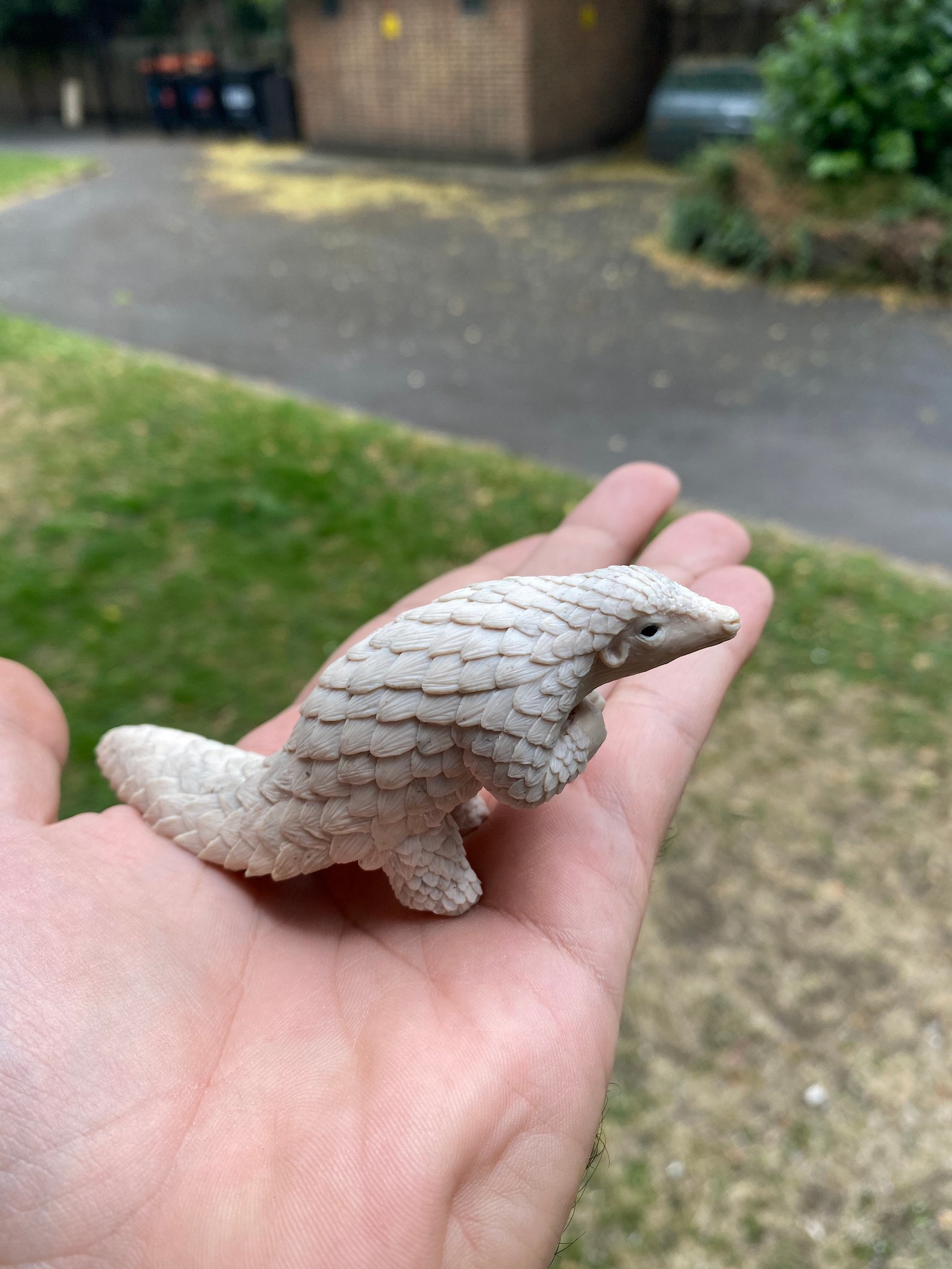 Beige Colour Standing Pangolin Figurines 5cm Height, 11cm Length - Etsy
