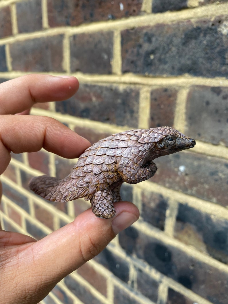 Realistic Colour Standing Pangolin Figurines 5cm Height 11cm - Etsy