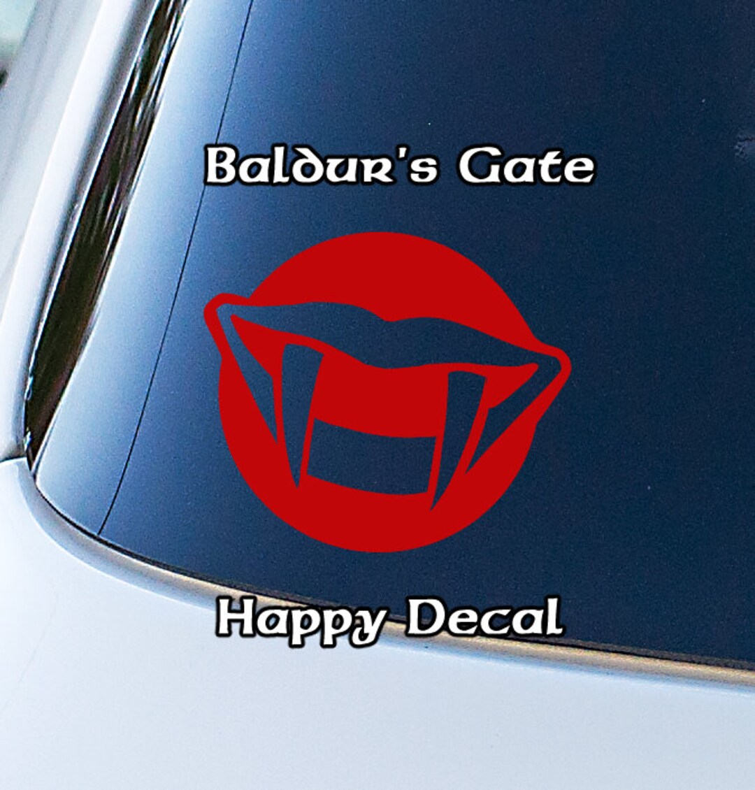 BG3 Astarion Vampire Companion Bloodless Happy Vinyl Decal - Fantasy ...