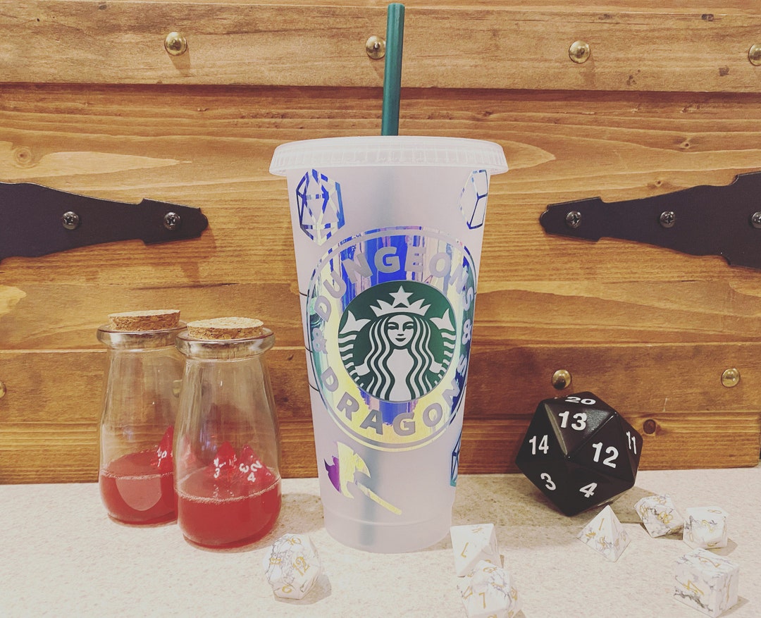 Personalized Dungeons and Dragons Starbucks Cold Cup Gifts for Dnd ...