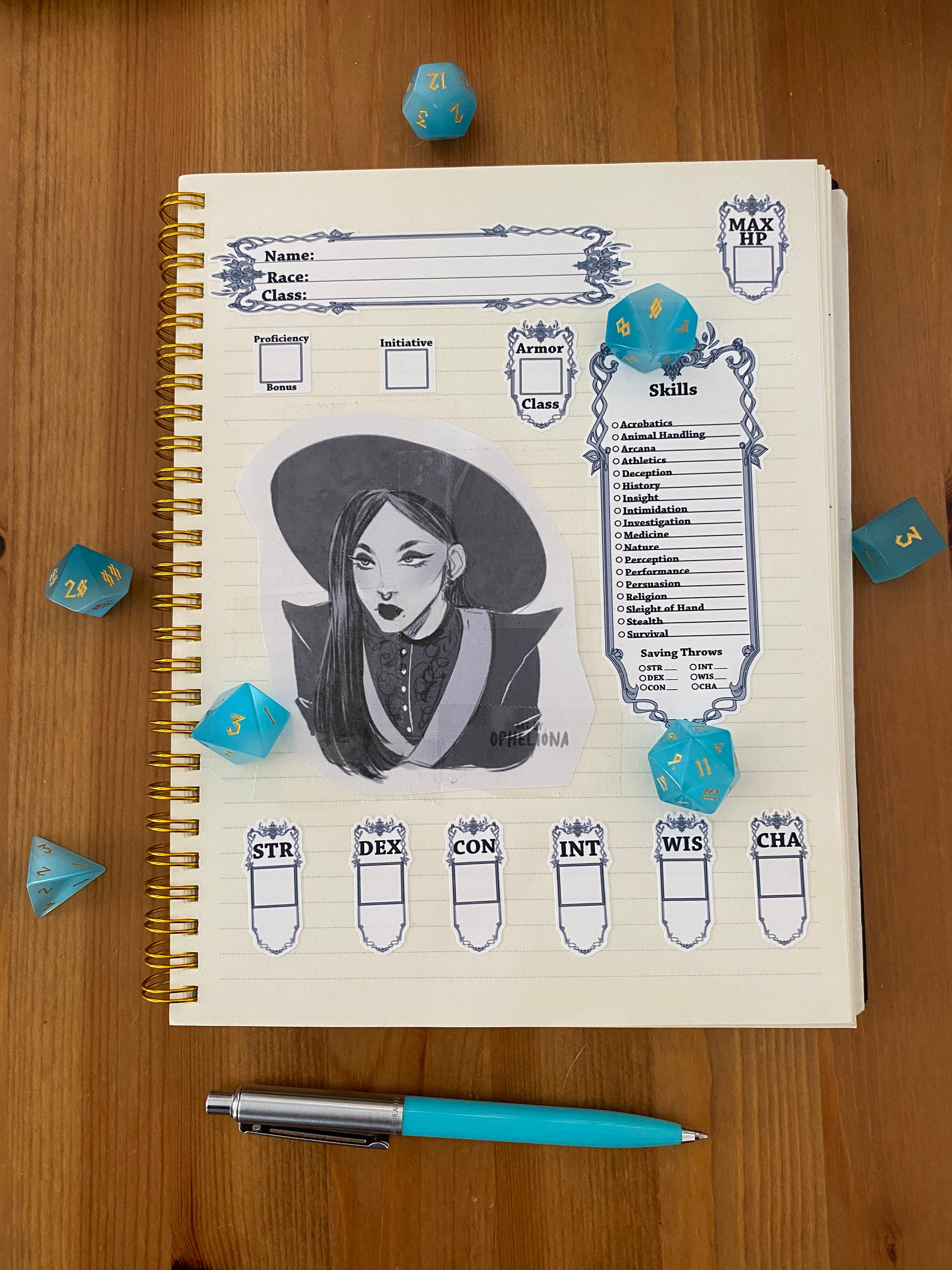 Modular Dungeons and Dragons D20 TTRPG Campaign Journal - Etsy