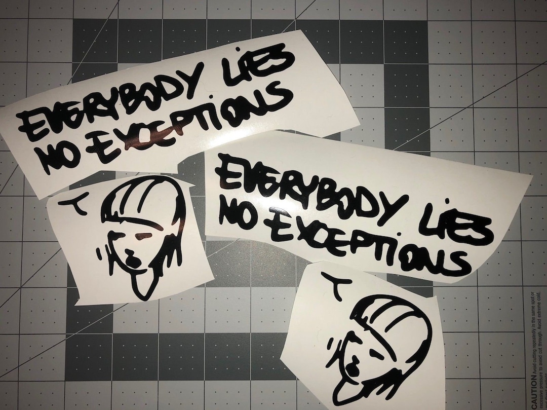Life is Strange "everybody Lies No Exceptions" 10" X 3" Vinyl Decal - Etsy