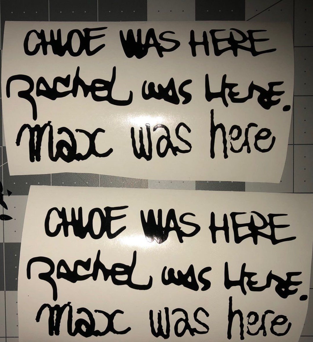 Life is Strange "chloe, Rachel and Max Were Here" 6" X 3" Vinyl Decal ...