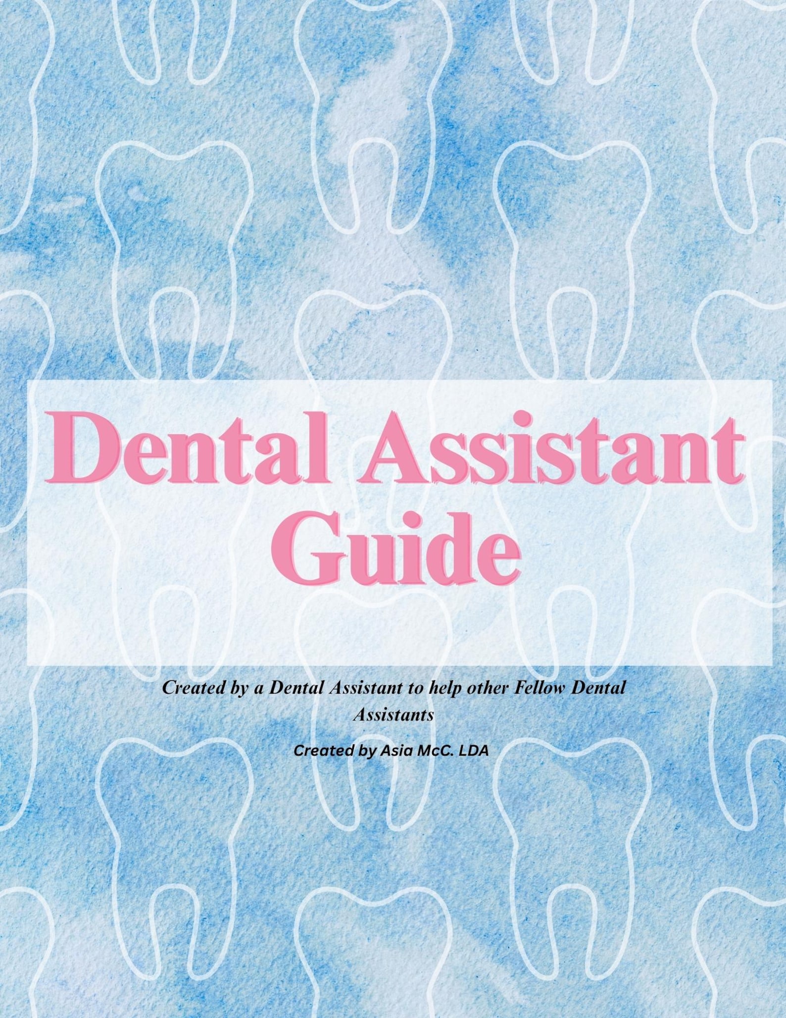 Dental Assistant Handbook: Procedure Codes & Steps (e-book Guide) - Etsy