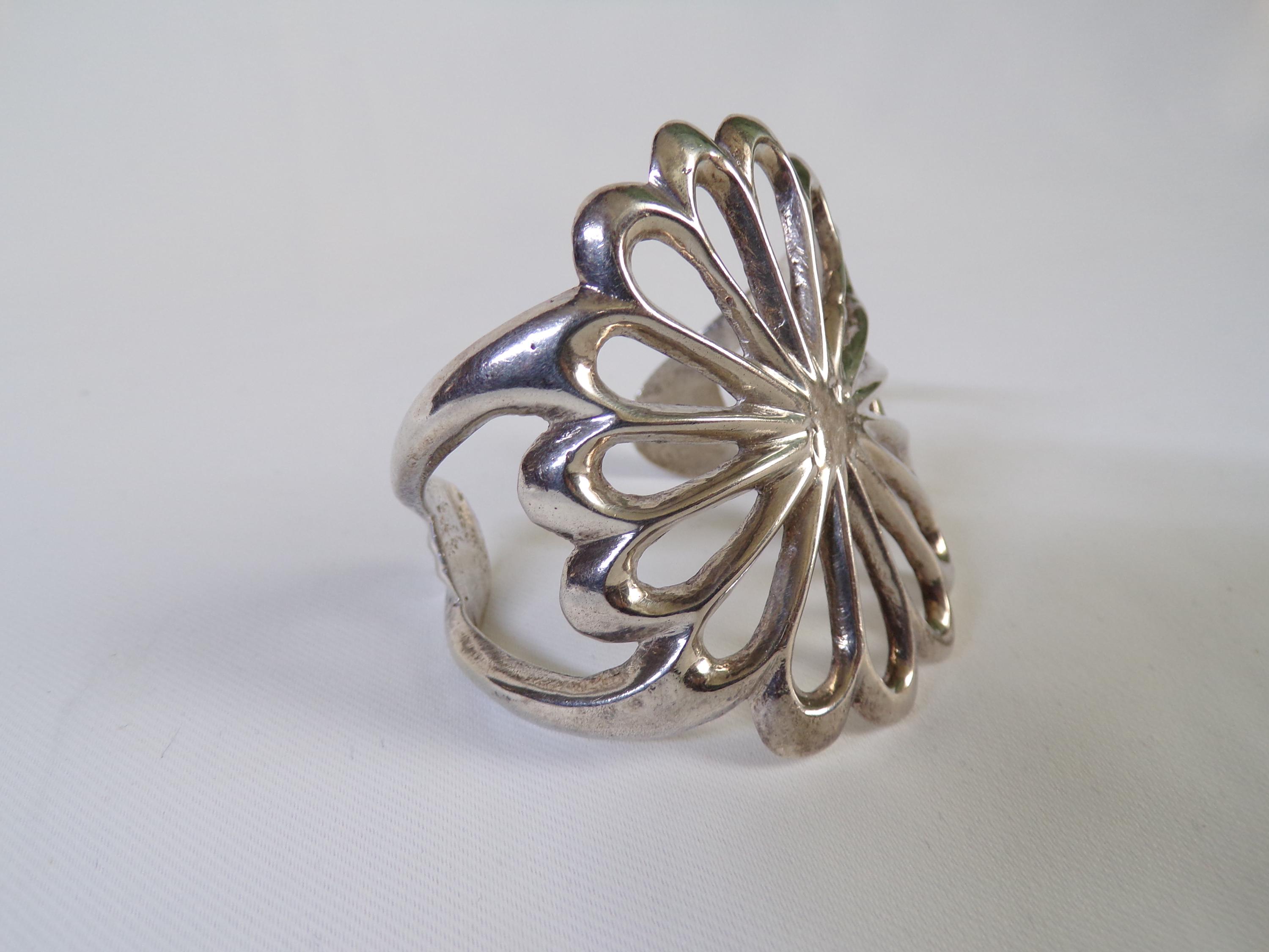 Vintage Wide Open Work Cuff Heavy 67 Grams T14 - Etsy