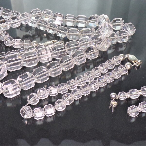 Rock Crystal Necklace - Etsy