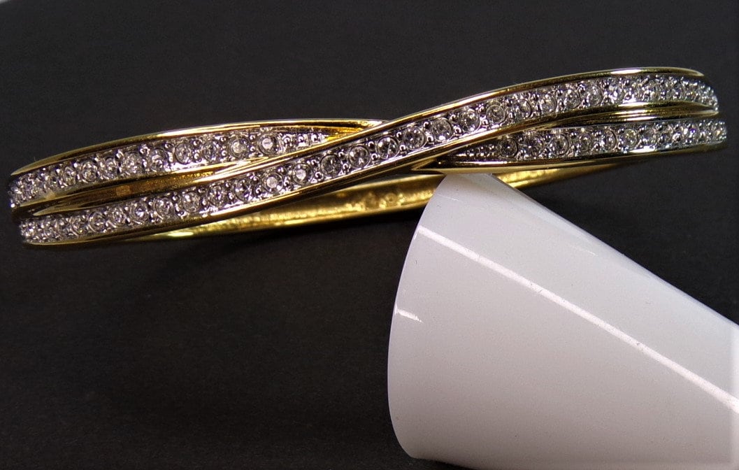 Vintage Swarovski Bangle Bracelet T8 - Etsy
