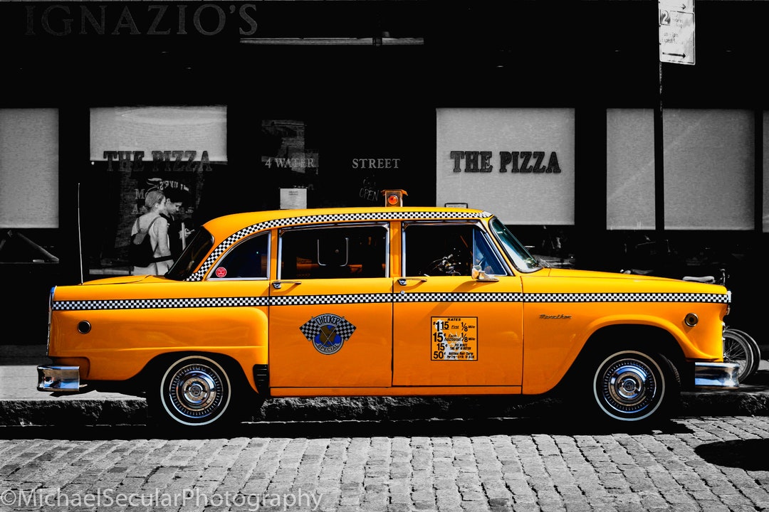 Vintage NYC Taxi - Etsy