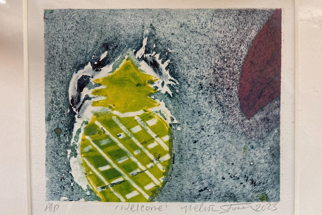COLOR ETCHING, Unframed Original, Artist Proof, Acid Free Mat, Size ...