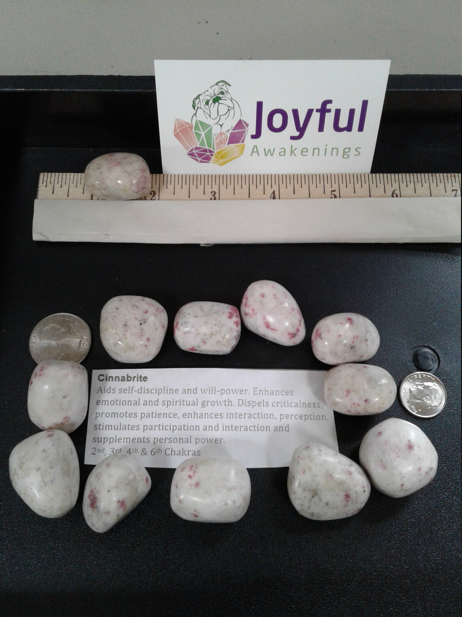 CINNABRITE TUMBLED STONE - Etsy