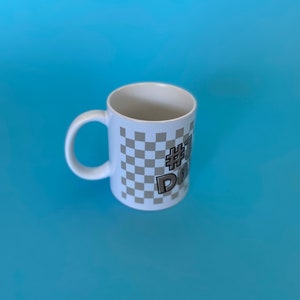 Number One Dad Mug Checkered Flag - Etsy