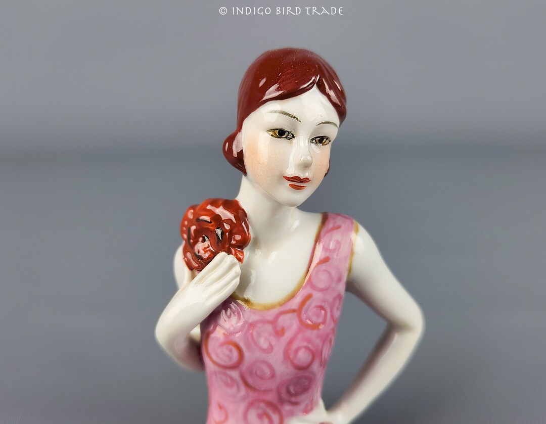 1920s German Fasold & Stauch Porcelain Half Doll Pin Cushion Doll ...