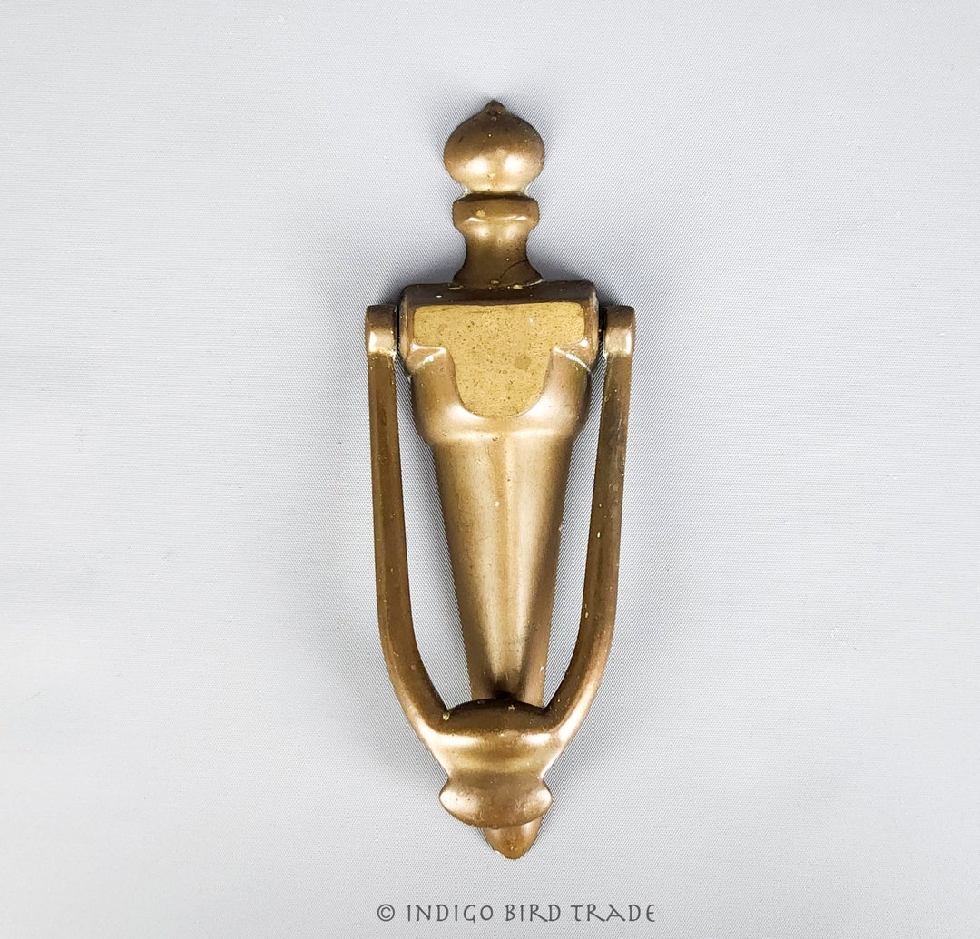 Antique Traditional Brass Door Knocker | Vintage Dark Bronze Tone Door ...