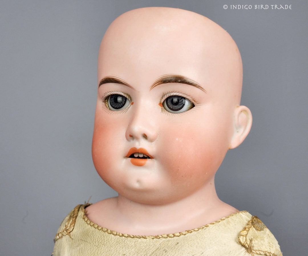 Antique German Armand Marseille Rosebud 21” Doll Bisque Head Kid ...