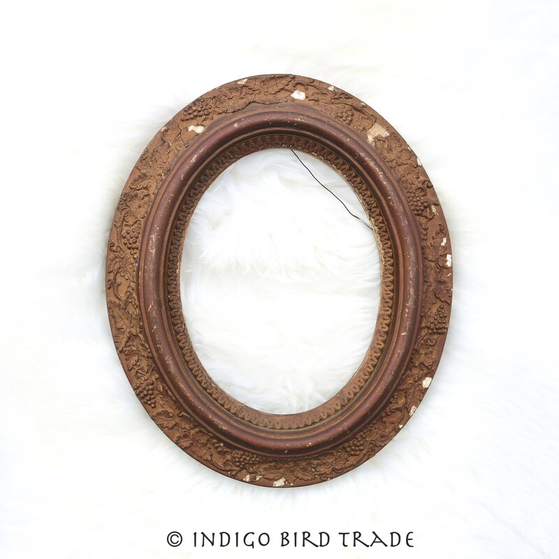 Oval Picture Frame - Etsy