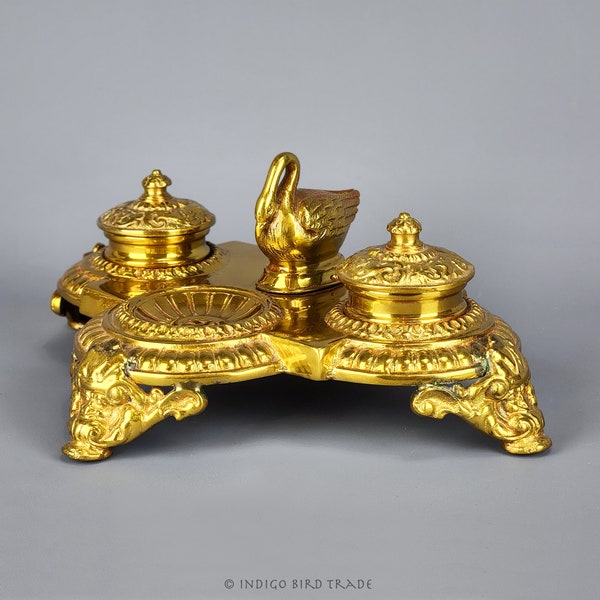 Double Inkwell - Etsy