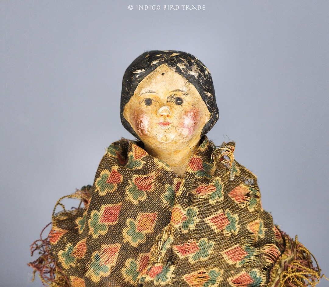 1850's Victorian Milliners Model Paper Mache Doll | Antique German ...