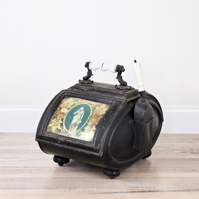 Antique Coal Box - Etsy