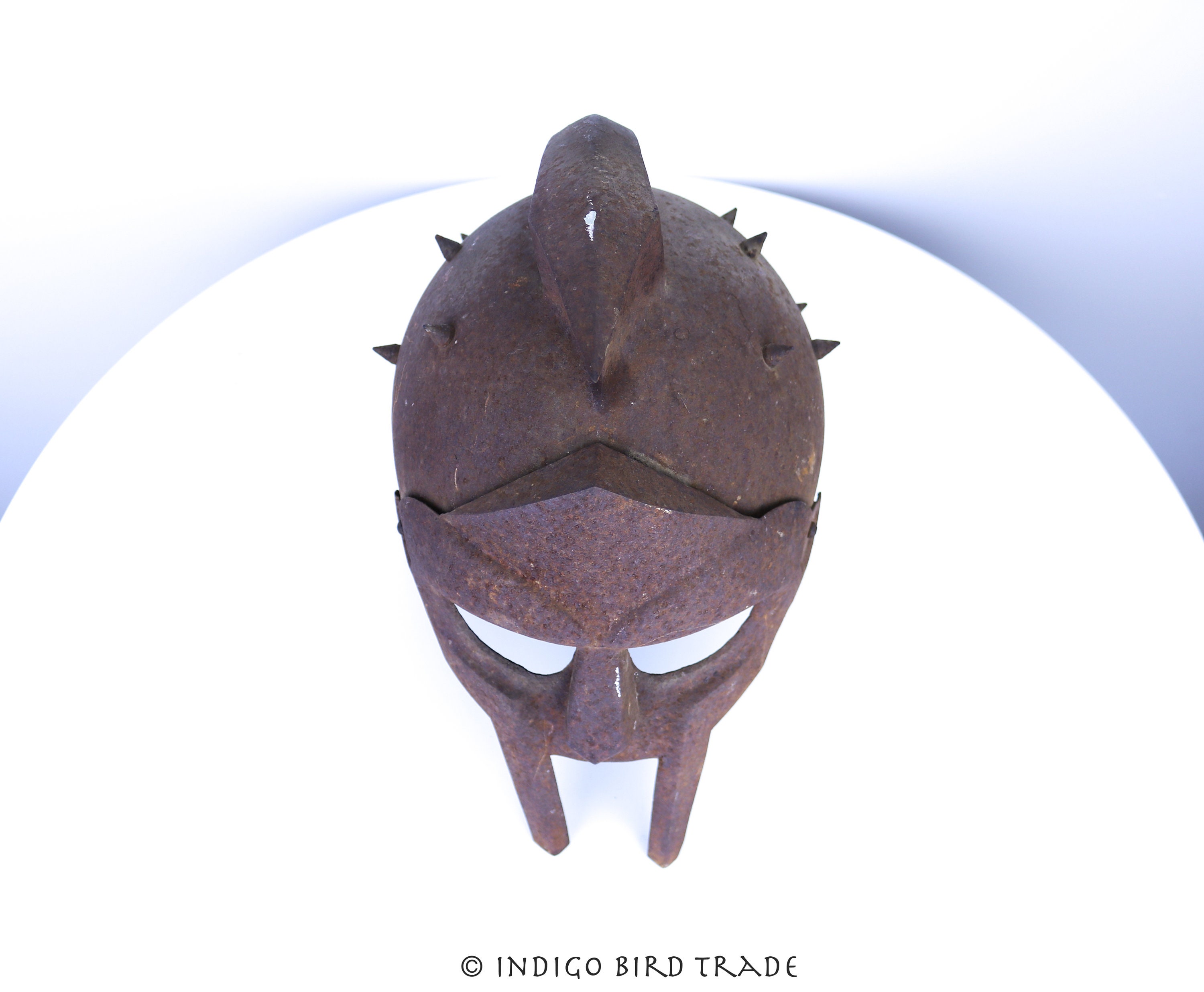 Vintage Metal Gladiator Helmet Fullsize Antique Old Rusted - Etsy