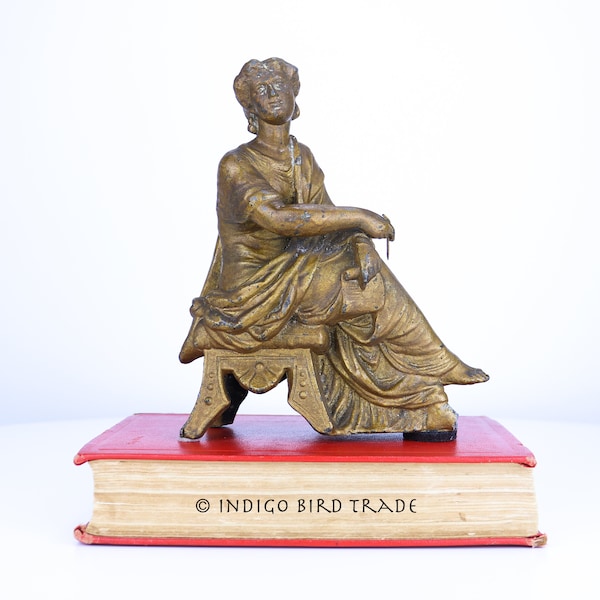 Antique Clock Statue Toppers - Etsy