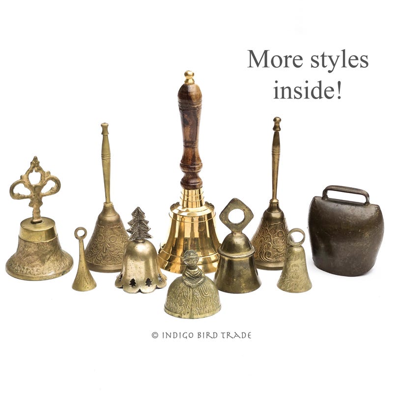 Antique Brass Bells - Etsy