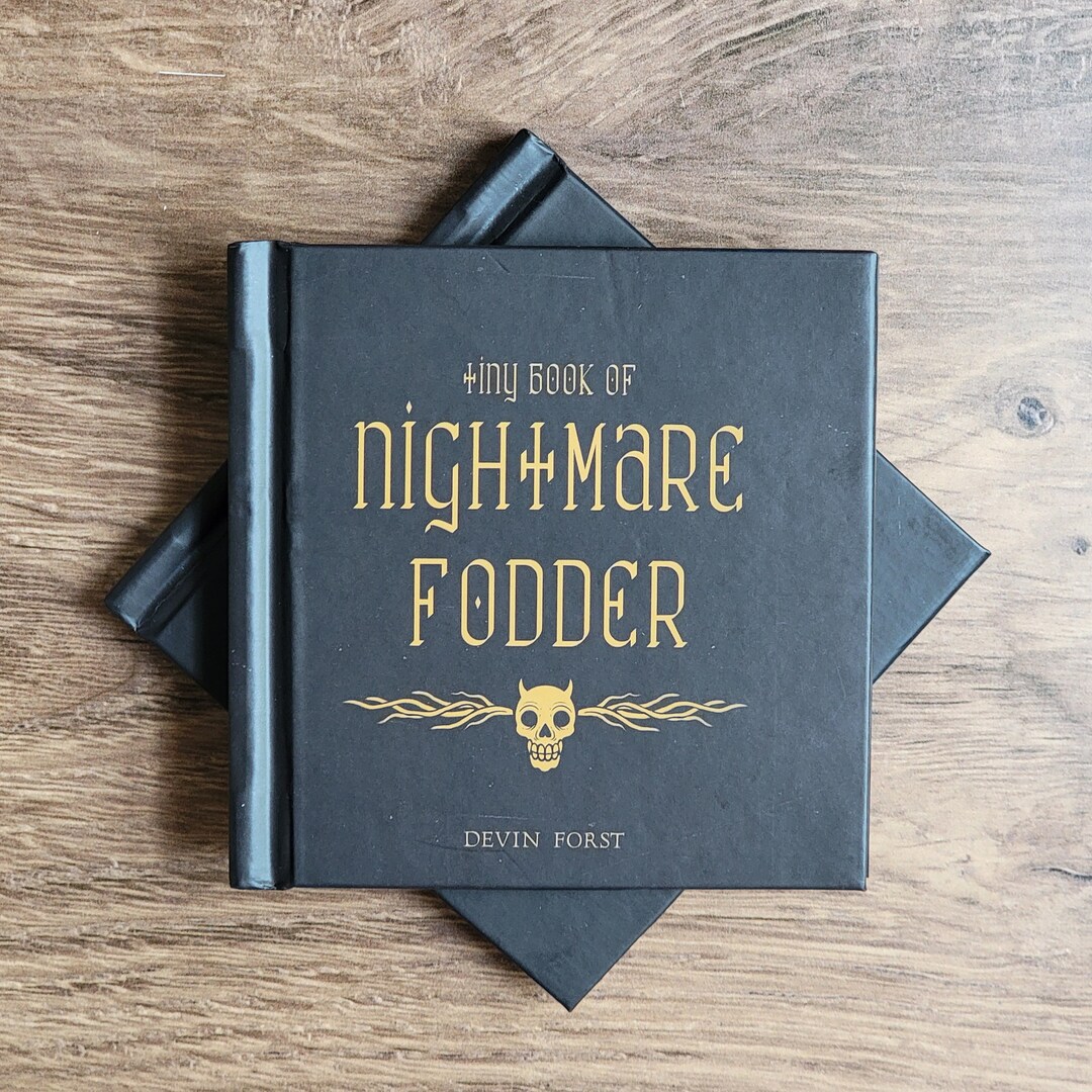 Tiny Book of Nightmare Fodder by Devin Forst a Small Art - Etsy