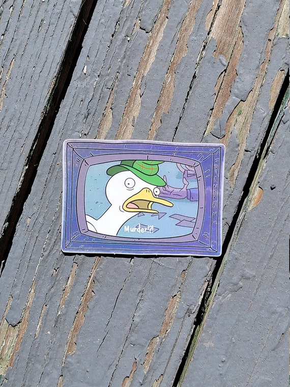 Detective Goose murder HOLOGRAPHIC Vinyl | Etsy