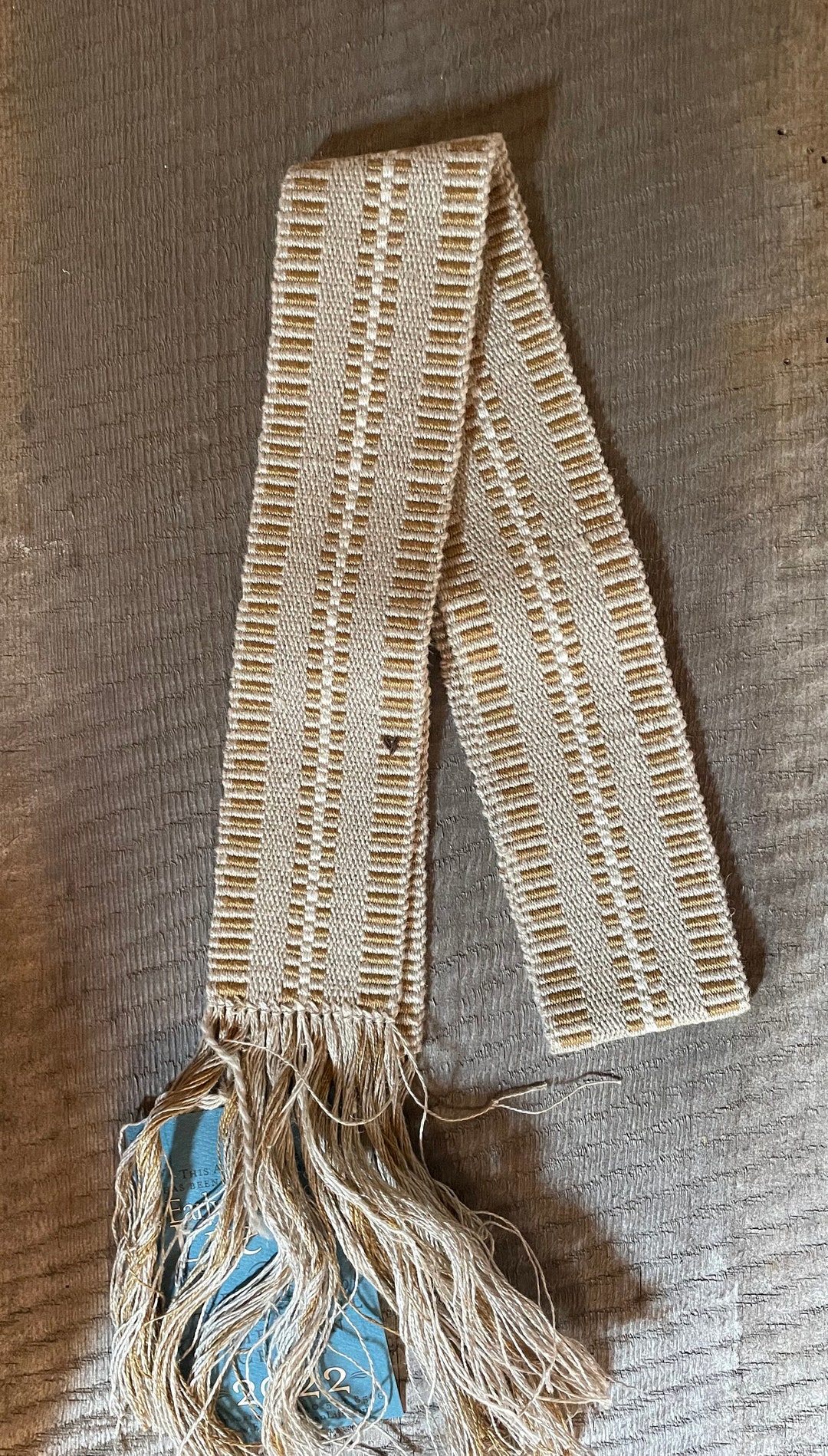 Handwoven Cotton/linen Powder Horn Strap. Traditional Pattern ...
