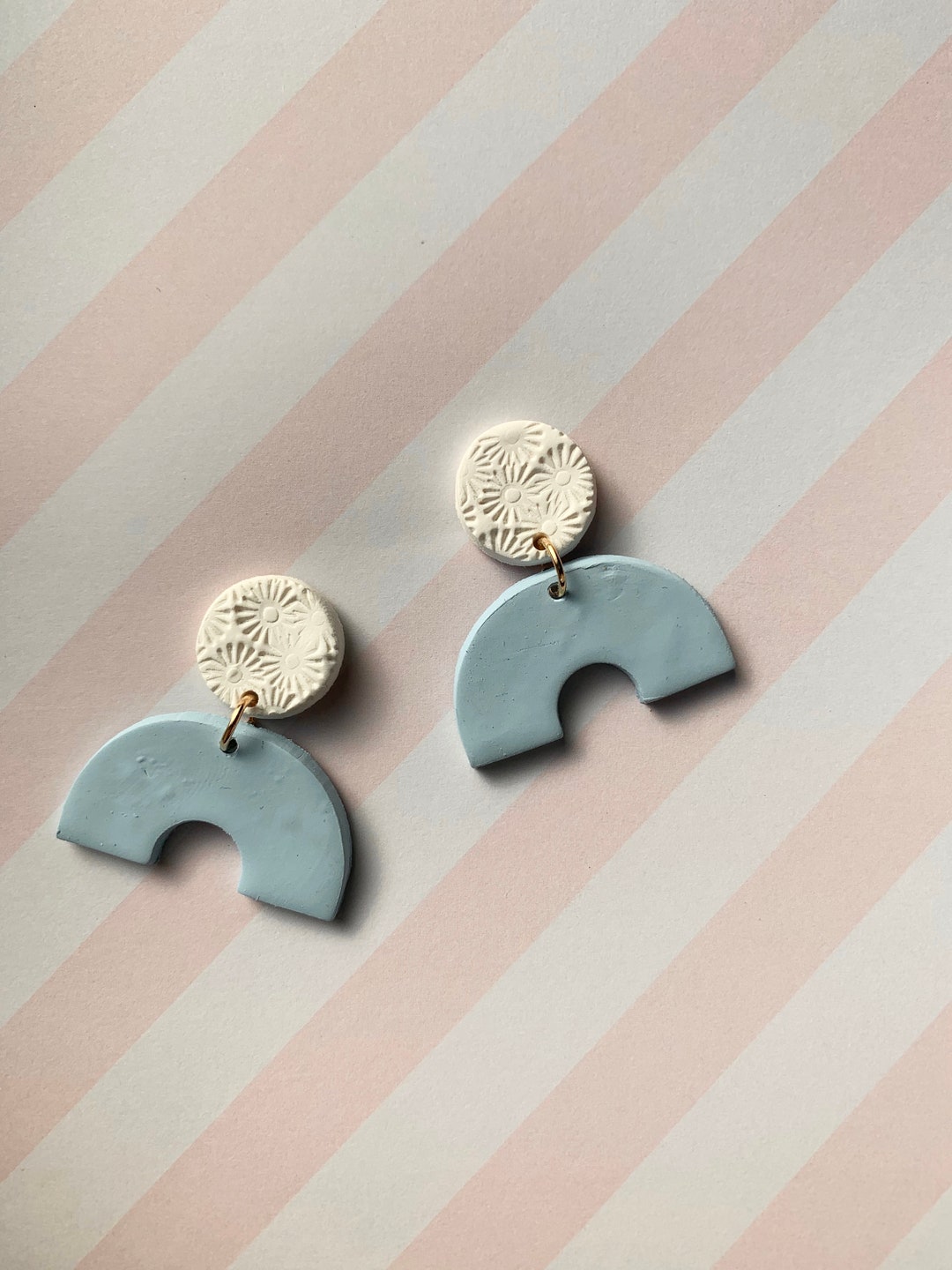 The Arielle: Polymer Clay Earrings - Etsy.de