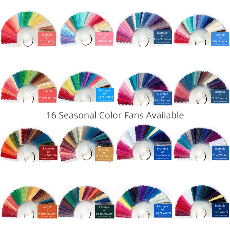 Color Guide explaining Personal Color Analysis and the 16 | Etsy