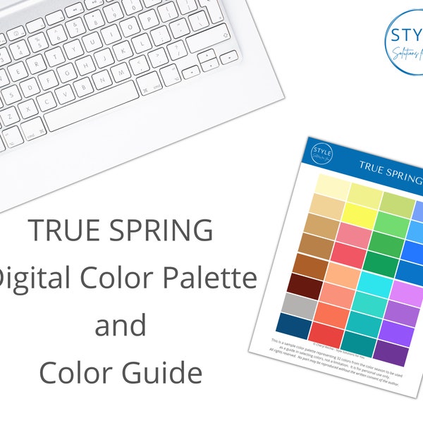 True Spring Color Palette - Etsy