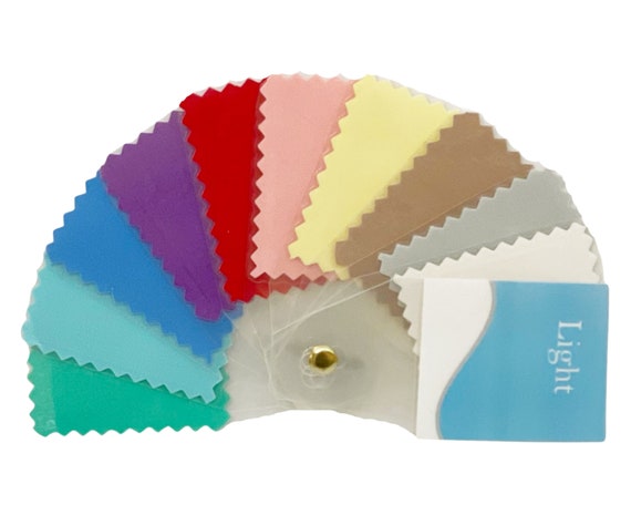 LIGHT Seasonal Color Fan 10 Swatches by Style Solutions for | Etsy