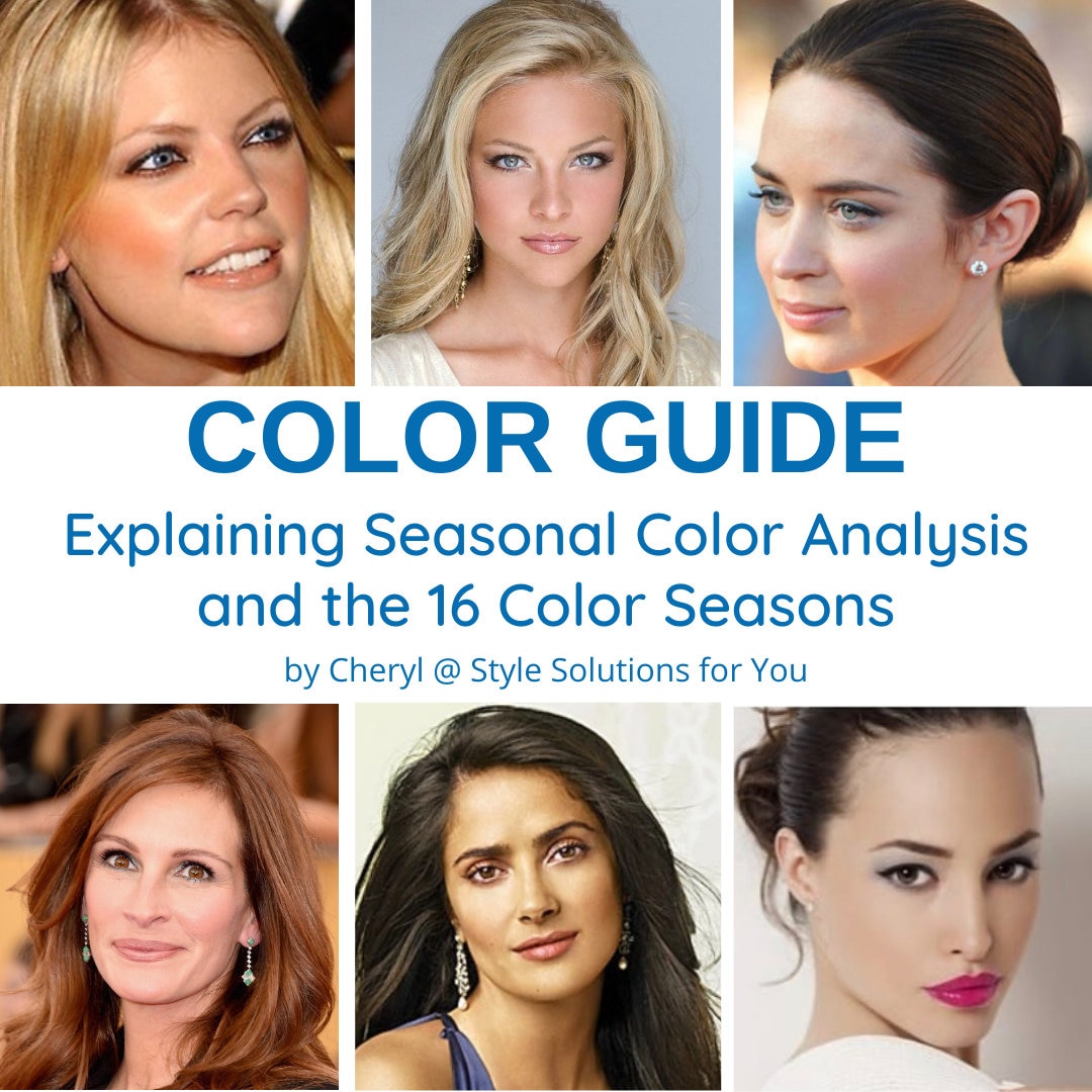 DIY Color Analysis Guide to Find Your Color Season or Schedule - Etsy