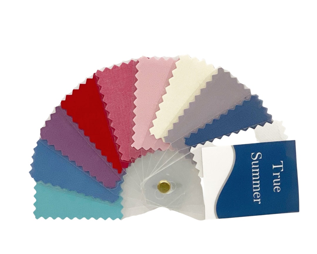Summer Seasonal Color Palette Fan (true, Light, Cool, Soft) - Style ...