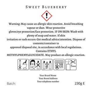 CLP Labels, Wax Melt Labels, Diffuser Label, Candle Stickers ...