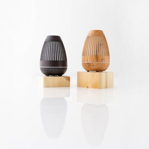 Oval Grill Aroma Diffuser LED Ultrasonic Diffuser Steam Diffuser ...