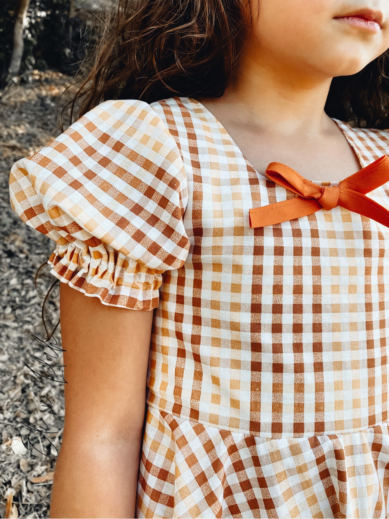 Girls autumn Plaid Ruffle Dress - Etsy