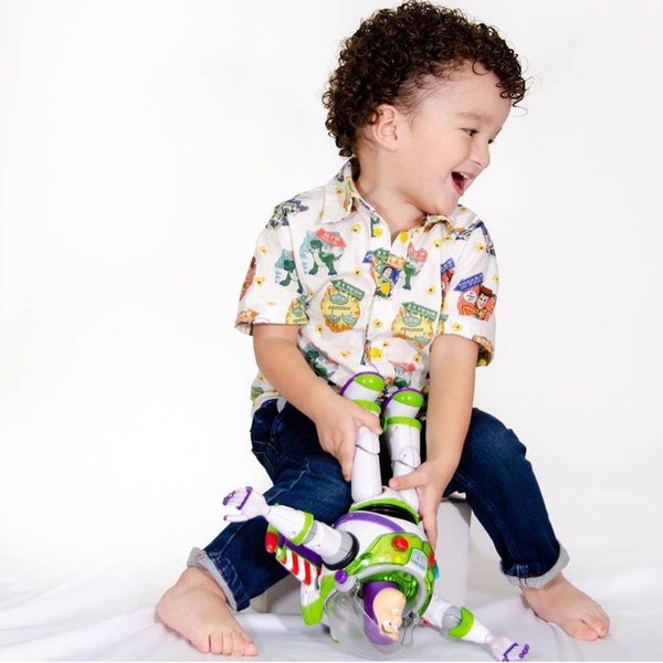 Toy Story Button Shirt - Etsy
