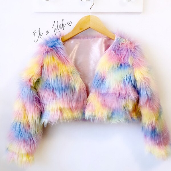 Girls Faux Fur - Etsy